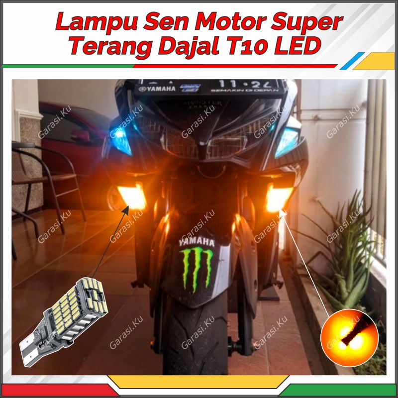 Jual SEIN DAJJAL MOTOR MOBIL T10 T15 SUPER TERANG CANBUS SENJA KOTA ...