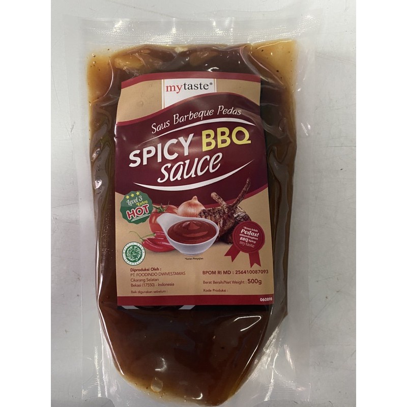 Jual My Taste Saus/Sauce Barbeque Pedas Level 3 100g | Shopee Indonesia