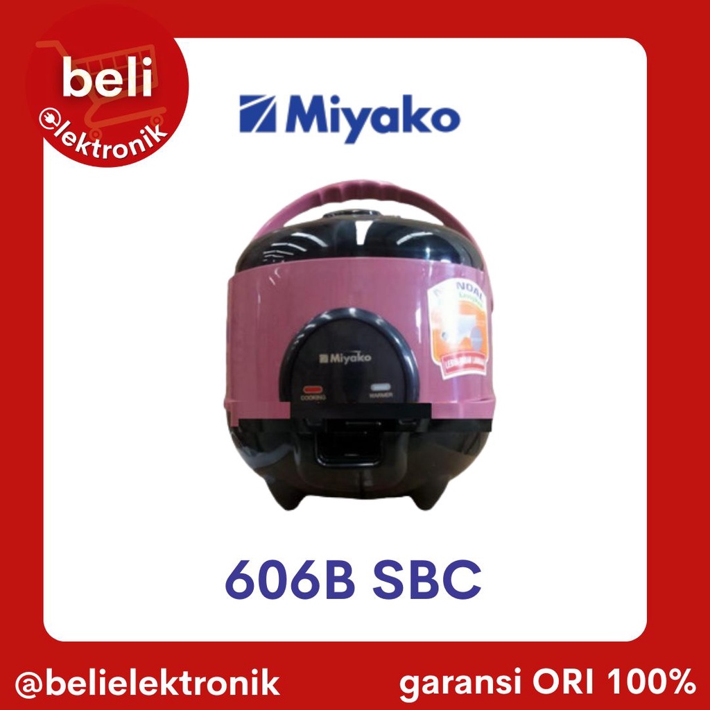 Jual MIYAKO Magic Com Rice Cooker Penanak Nasi Mini Anti Lengket 3 In 1 MCM 606B SBC Kapasitas 0 ...