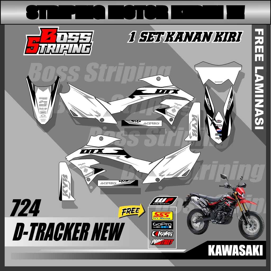 Jual STRIPING STIKER D-TRACKER NEW DTRACKER NEW DTX 150 TIPE SE EXTREME ...