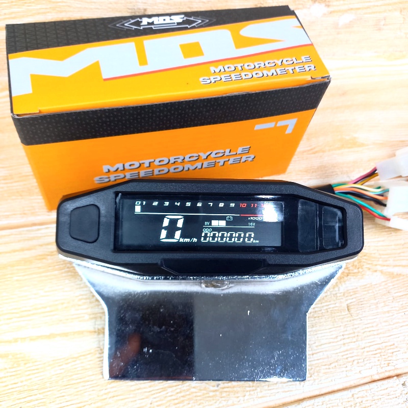 Jual Speedometer Digital Mini Model KTM XC Spido LED Full Indikator ...