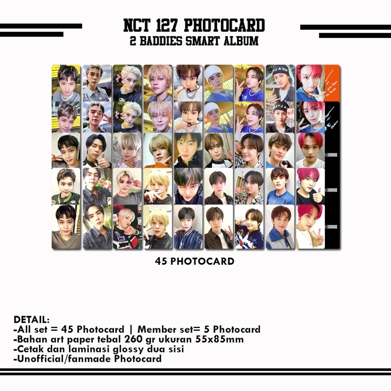 Jual NCT 127 2 BADDIES NEMO SMC PHOTCARD | Shopee Indonesia