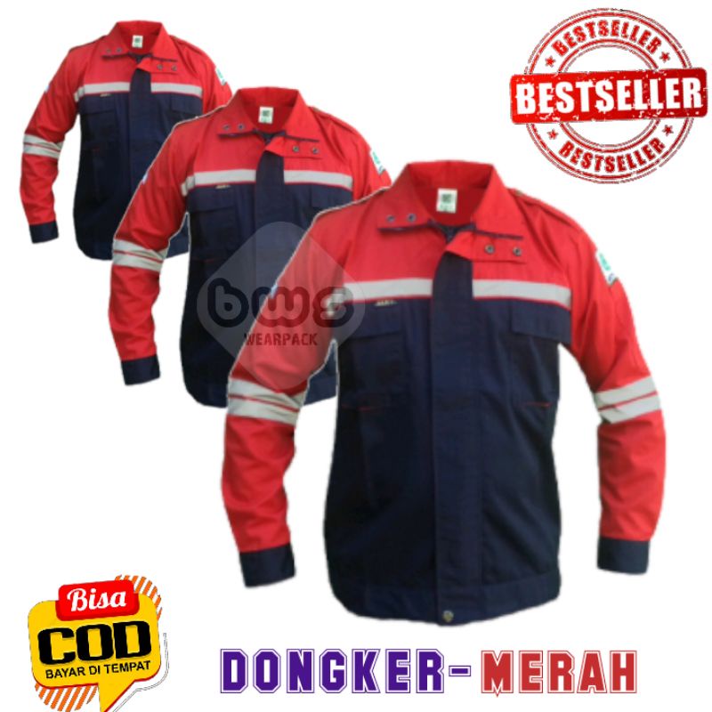 Jual WEARPACK SEMI JAKET/SERAGAM KERJA SAFETY/BAJU SAFETY MODEL SEMI ...