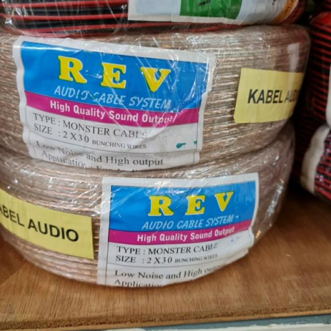 Jual Kabel transparan 2x30 30 meter audio listrik | Shopee Indonesia
