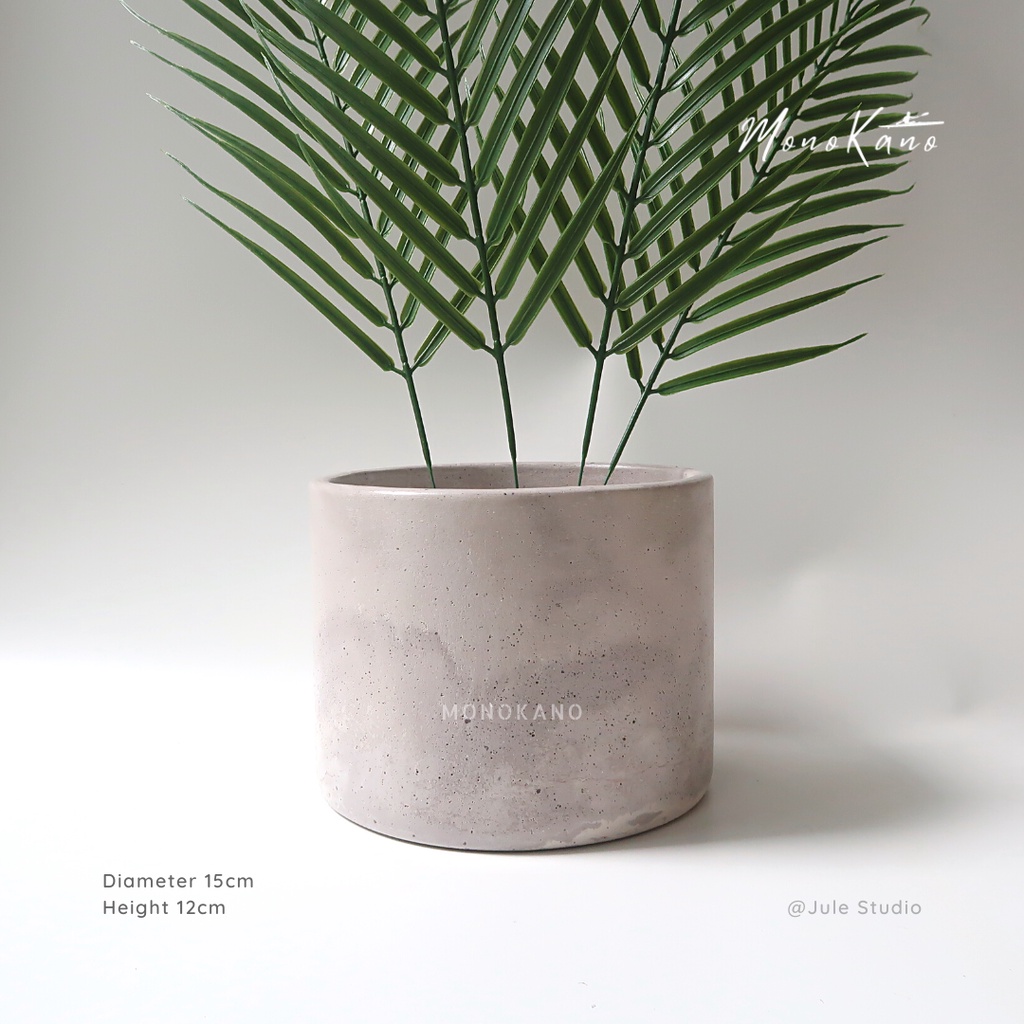 Jual Pot Tanaman Besar D15 Waterproof/Timberwolf Motif Marble/Semen ...