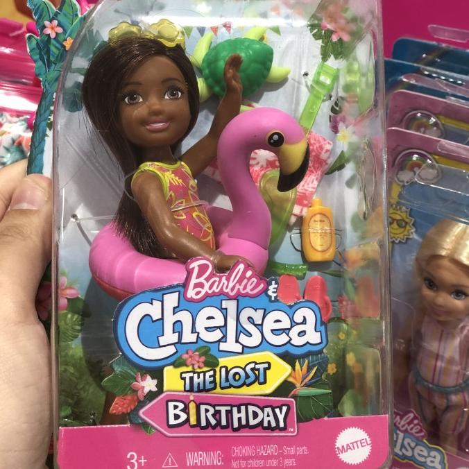 Jual monggo] Barbie Chelsea The Lost Birthday Girrafe Floatie ...
