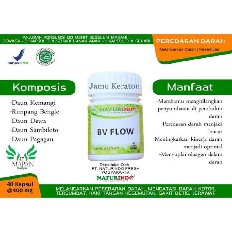 Jual BV Flow (Herbal untuk Penyumbatan Pembuluh darah) | Shopee Indonesia