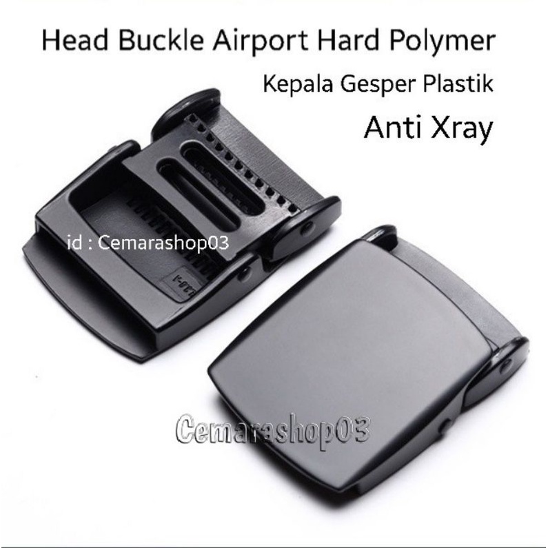 Jual HEAD BUCKLE AIRPORT HARD POLYMER ANTI XRAY DETECTOR/KEPALA GESPER ...