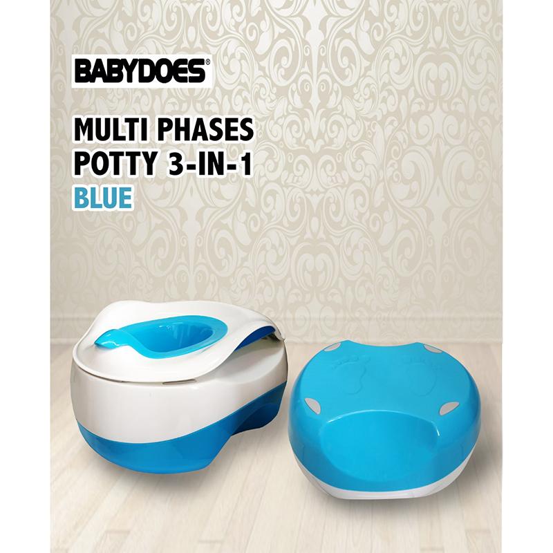 Jual Babydoes Multi Phases Potty 3in1 Toilet Training CH-67BP | Shopee ...