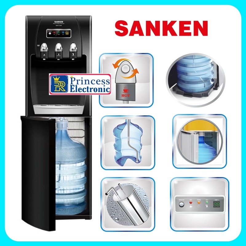 Jual Dispenser SANKEN HWD-C500E kompresor Gallon Bawah | Shopee Indonesia