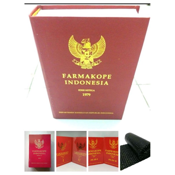 Jual FARMAKOPE INDONESIA EDISI 3-4-5-6 PLUS GRATIS BUBBLE WRAP | Shopee ...