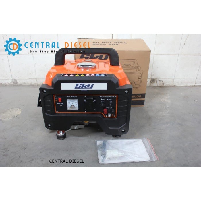 Jual Genset/ Portable gasoline Generator Sky SK2000 1000 watt bensin ...
