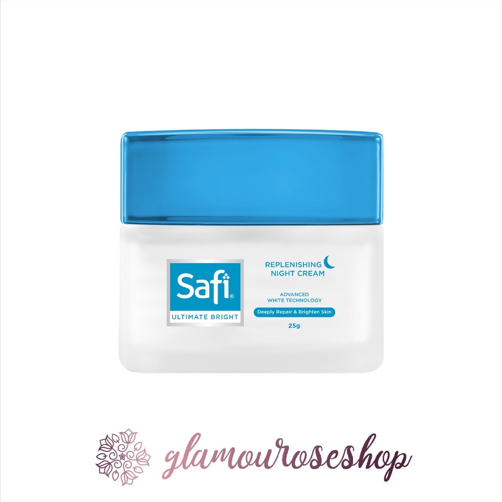 Jual ️Glamouroseshop ️ Safi Ultimate Bright Replenishing Night Cream 25 gr ( WE SMALL) | Shopee ...
