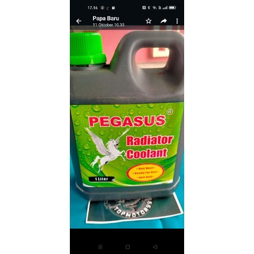 Jual AIR RADIATOR AIR COOLANT MOBIL/MOTOR MERK PEGASUS 1 LITER ORIGINAL ...