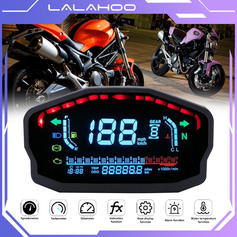 Jual ⚡100% Original⚡Speedometer Digital Universal ORIGINAL rx3n LED ...