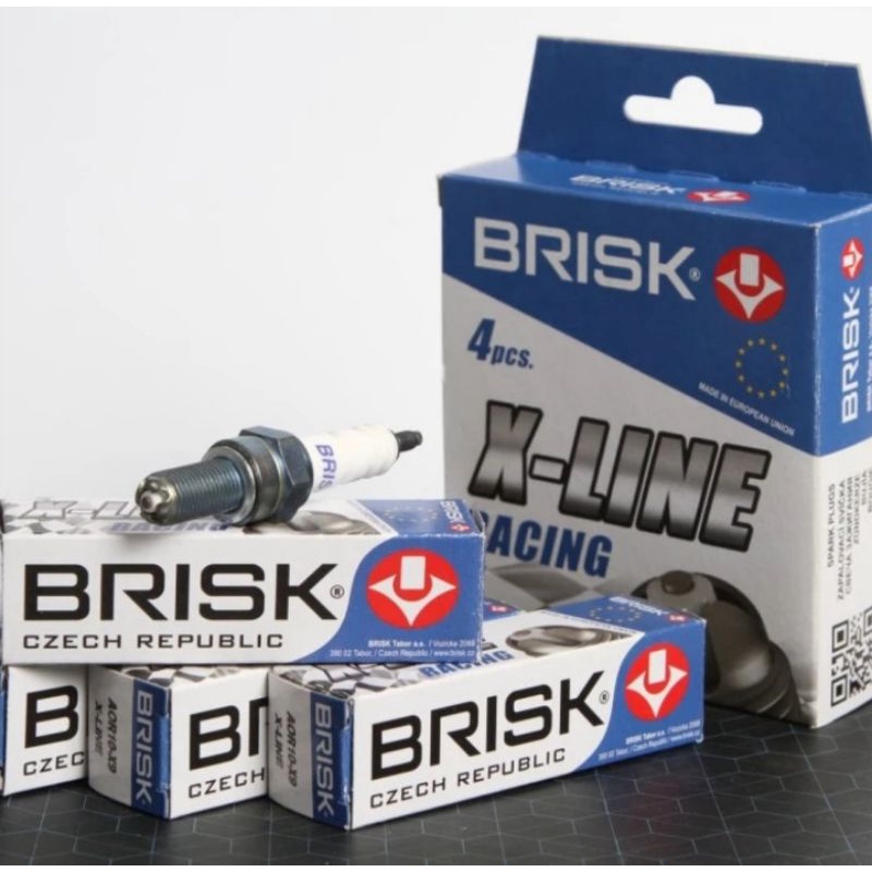 Jual Busi Motor Brisk X-line AOR10-x9, Busi Brisk AOR10X9 ORI BRISK X ...