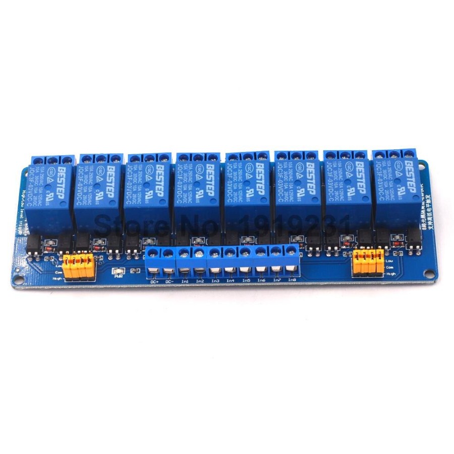 Jual Relay 3V 3V 8 Channel Dual Input High Low Trigger bestep | Shopee ...