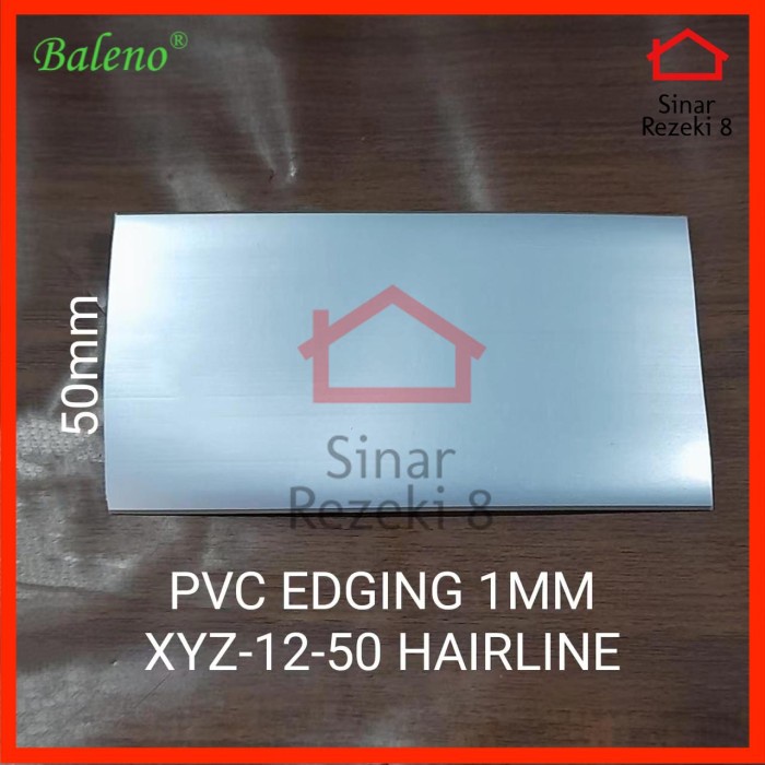 Jual Edging HPL XYZ 12 50 mm SILVER / Pinggiran Meja Woodgrain taco PVC ...