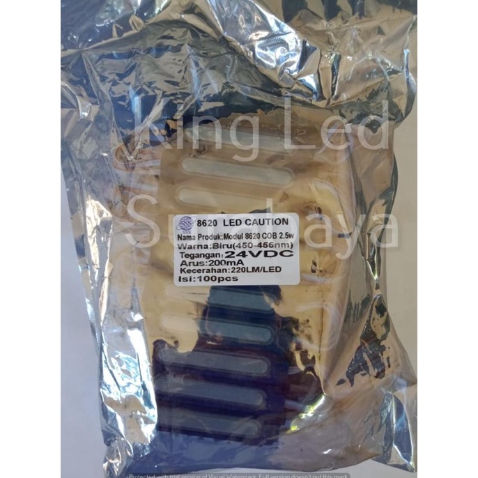 Jual Lampu LED Modul COB 8620 24v Module 24 Volt 9 Mata WARNA |Bisa Cod ...