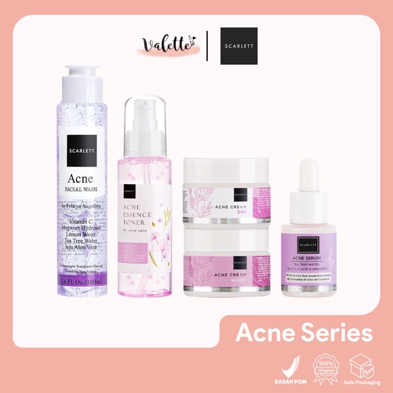 Jual Scarlett Whitening Acne Series | Shopee Indonesia