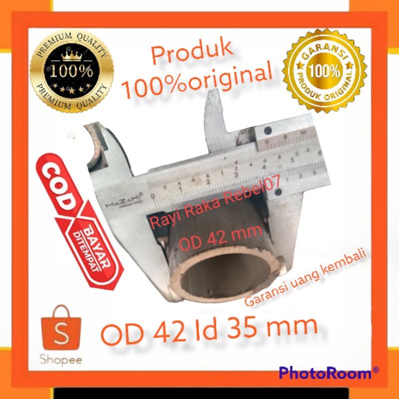 Jual Pipa besi seamless OD 42 id 35 mm tebal 3 mm panjang 50 cm ...