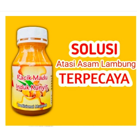 Jual Racik Madu Induk Kunyit Obat Herbal Maag Akut Gerd Asam Lambung ...