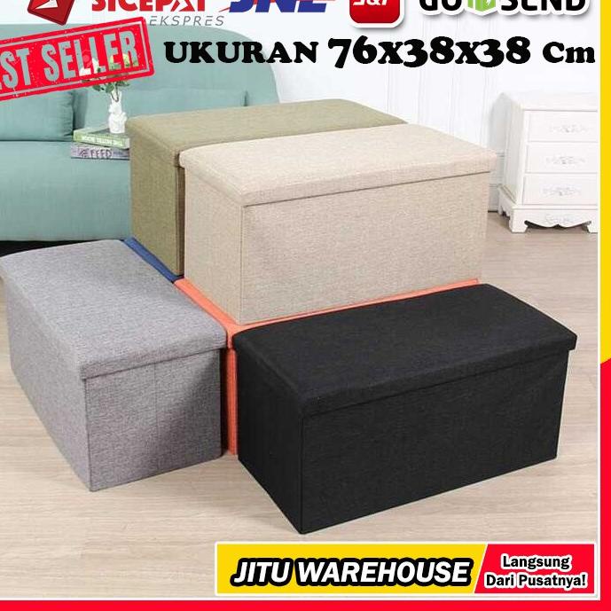 Jual *Terbaik* Stool Sofa Kursi Box Kotak Penyimpanan Barang Besar ...