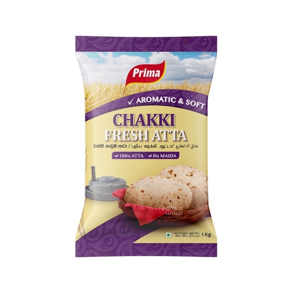 Jual Prima Flour Packet Chakki Atta Flour Tepung Atta 1kg | Shopee ...