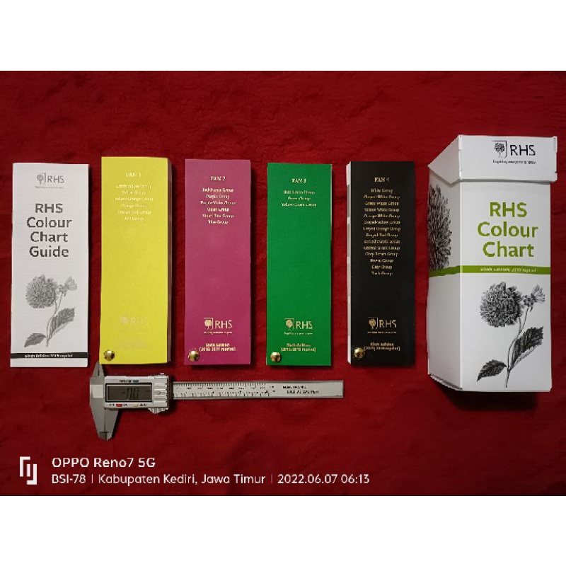 Jual RHS Colour chart (sixth revised edition 2019) original | Shopee ...