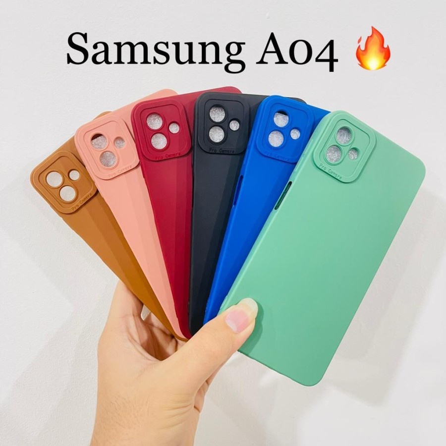 Jual Pro Camera SoftCase Full Cover Matte Edge Case Samsung A04 A04e A05 A05s A15 4G A15 5G ...