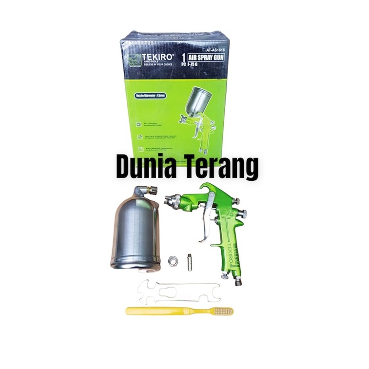Jual Air Spray Gun TEKIRO F 75 G Tabung Atas 400 ml - Semprotan Cat ...
