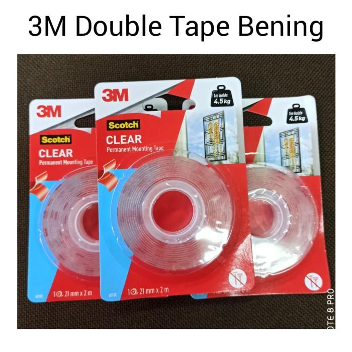 Jual Lem Pipa Double Tape 3M Outdoor Transparan/Tape Bening/ Double ...
