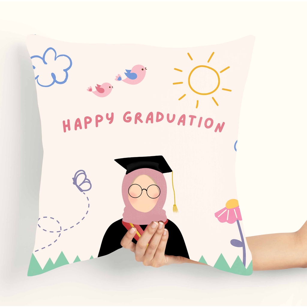 Jual BANTAL GRADUATION / BANTAL FOTO PRINTING / BANTAL CUSTOM PRINTING ...
