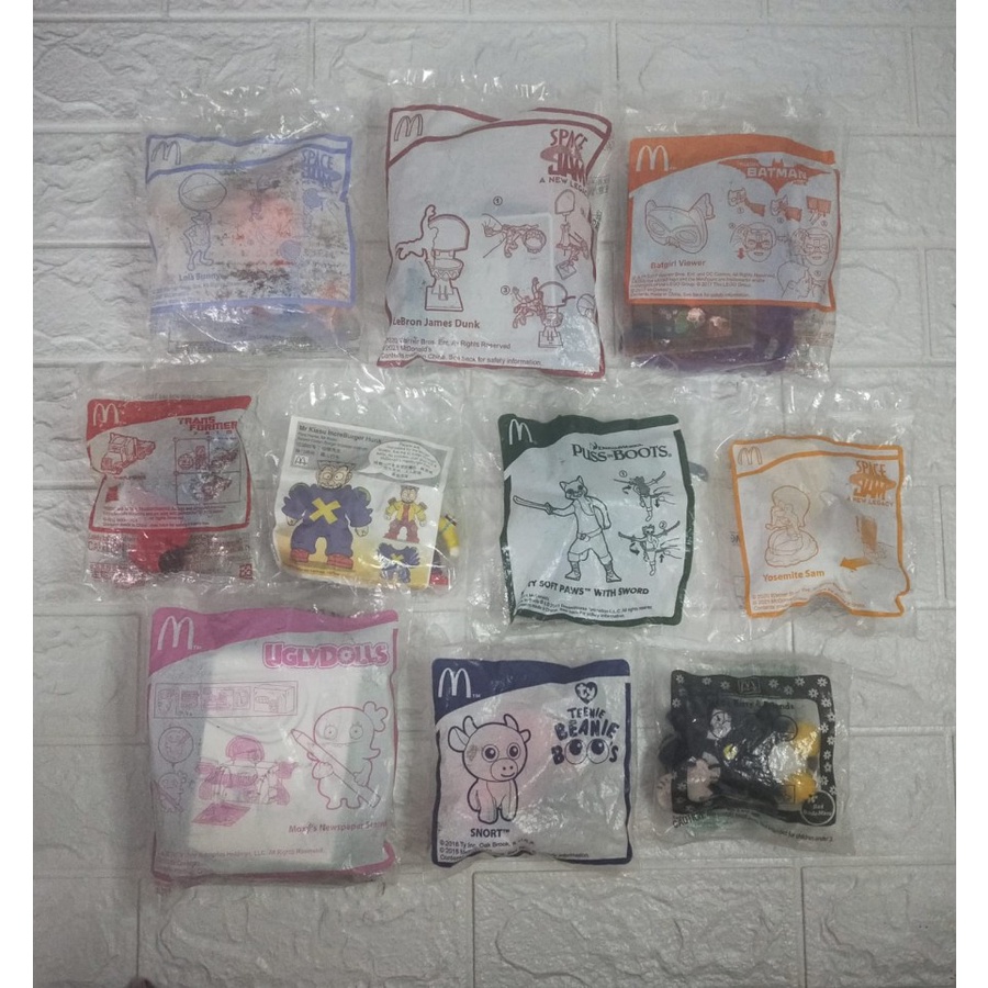 Jual Happy Meal McD McDonald's Set 5 (10 Pcs) | Shopee Indonesia