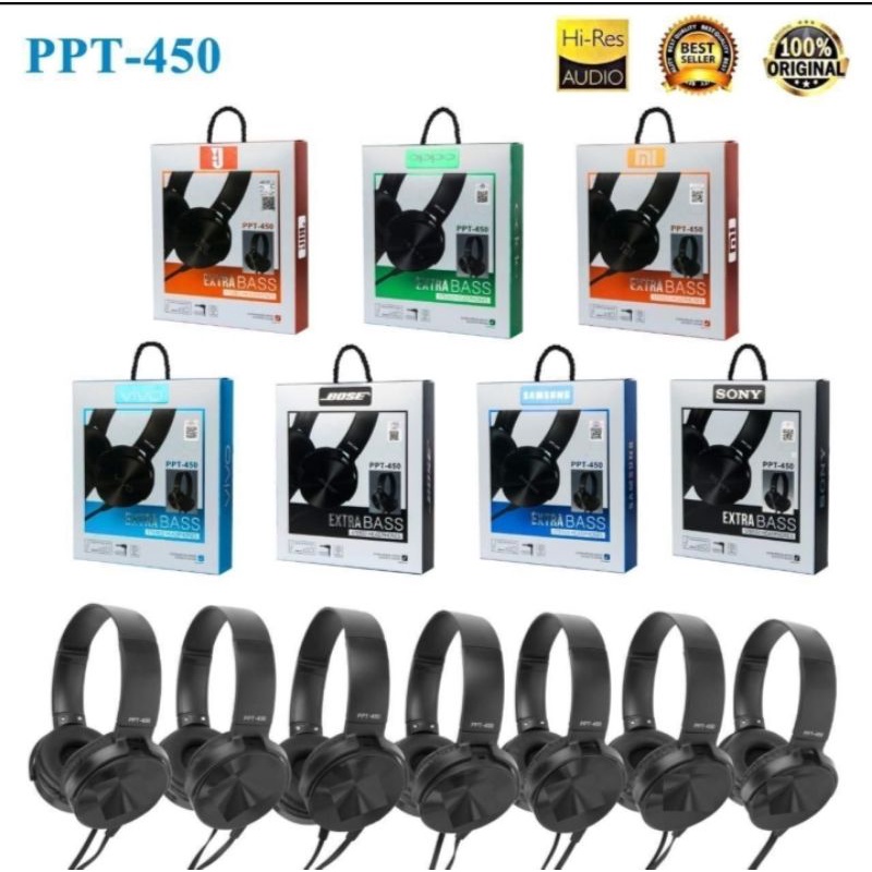 Jual Headphone Bando 450 Brand Basss +mic | Shopee Indonesia