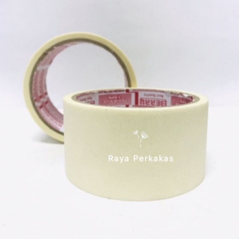 Jual Lakban Isolasi Kertas Masking Tape 2 Inchi 48mm x 10Yard | Shopee ...