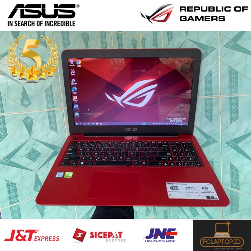 Jual Laptop Gaming Asus X556U Intel Core i5 Gen.6 NVIDIA 940MX | Shopee ...