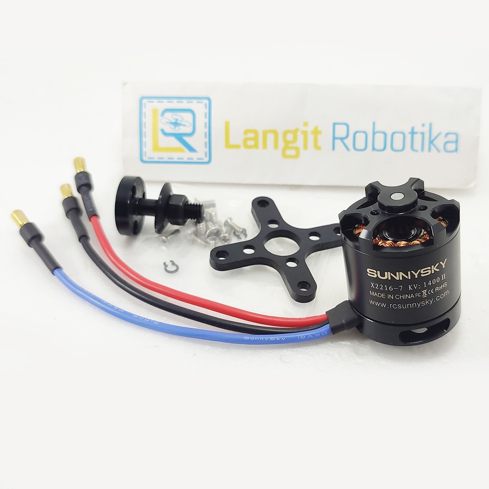Jual Motor Brushless Sunnysky X2216 1400KV II 2216 1400 KV Plane dan ...