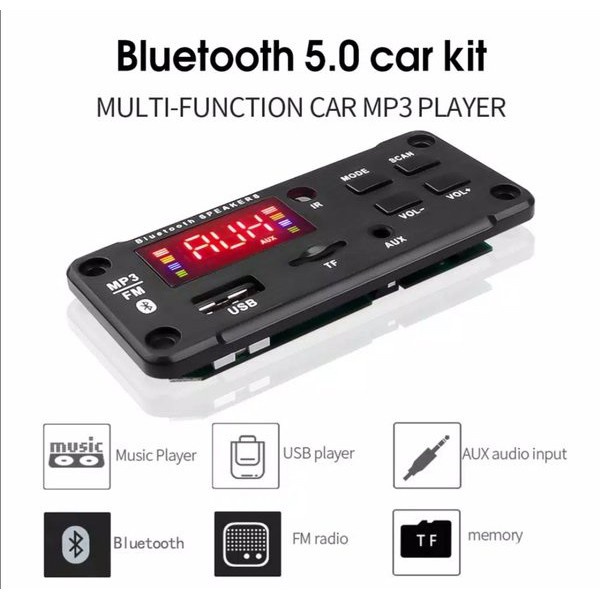 Jual KIT MODUL MP3 PLAYER BLUETOOTH 5,0 NEW | Shopee Indonesia