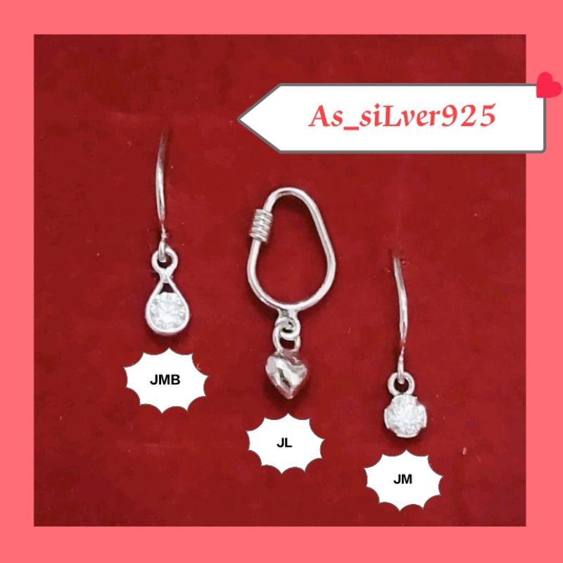 Jual ANTING PERAK BAYI DAN ANAK KENIP JURAI ASLI SILVER 925 LAPIS MAS PUTIH -AT KENIP LILIT ...