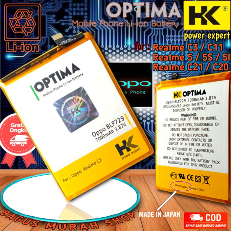 Jual Batre BLP729 Realme C3 Baterai BLP 729 C11 Battery BLP-729 5 / 5S ...