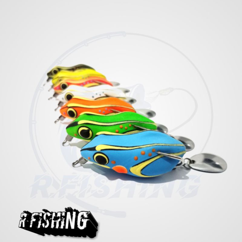 Jual SOFT FROG 3,5CM,4CM DAN 5CM HOOK VMC ZAKI LURE | UMPAN CASTING ...