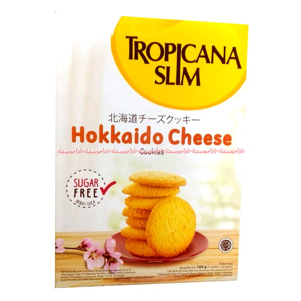 Jual Tropicana Slim Hokkaido Cheese Cookies 100gr Cemilan Sehat Rasa ...