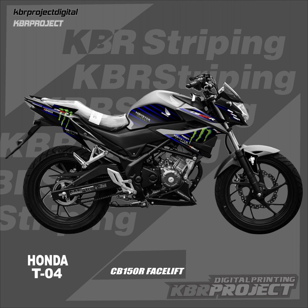 Jual Stiker CB striping CB 150R FACELIFT motor HONDA motor sticker ...
