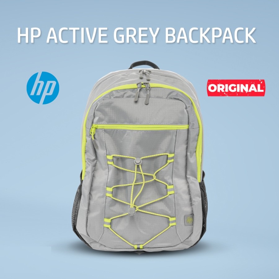 Jual TAS LAPTOP HP Active Backpack Grey | Shopee Indonesia