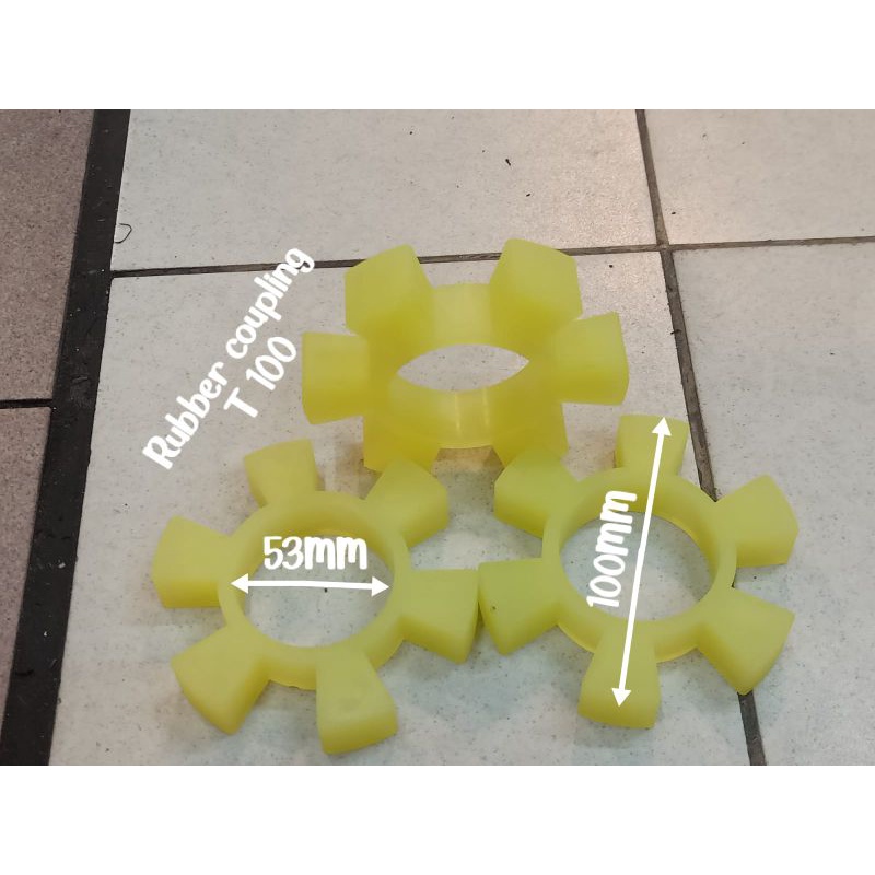 Jual Rubber coupling T 100 / rubber coupling jaw T 100 | Shopee Indonesia