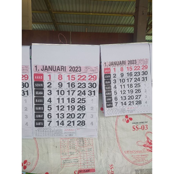 Jual KALENDER VIRAL 2023 TERBARU DAN MOTIF LEGEND READY BANYAK | Shopee ...