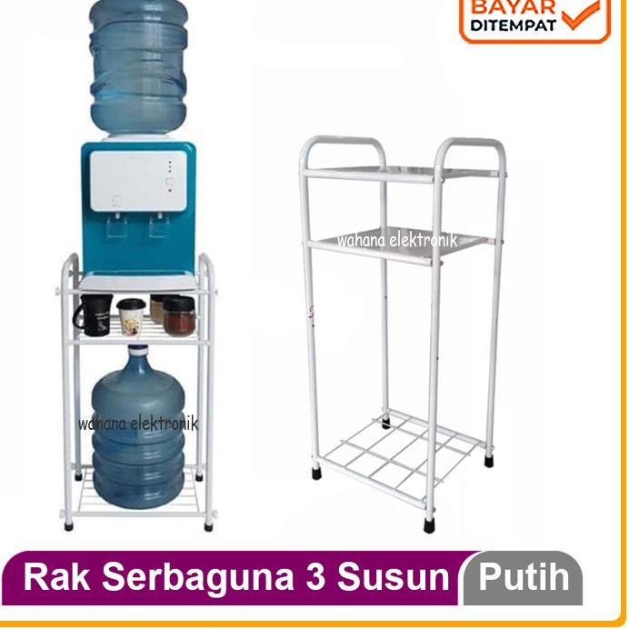 Jual Potongan spesial--Rak Minimalis Galon Besi Dispenser Rak Dapur ...