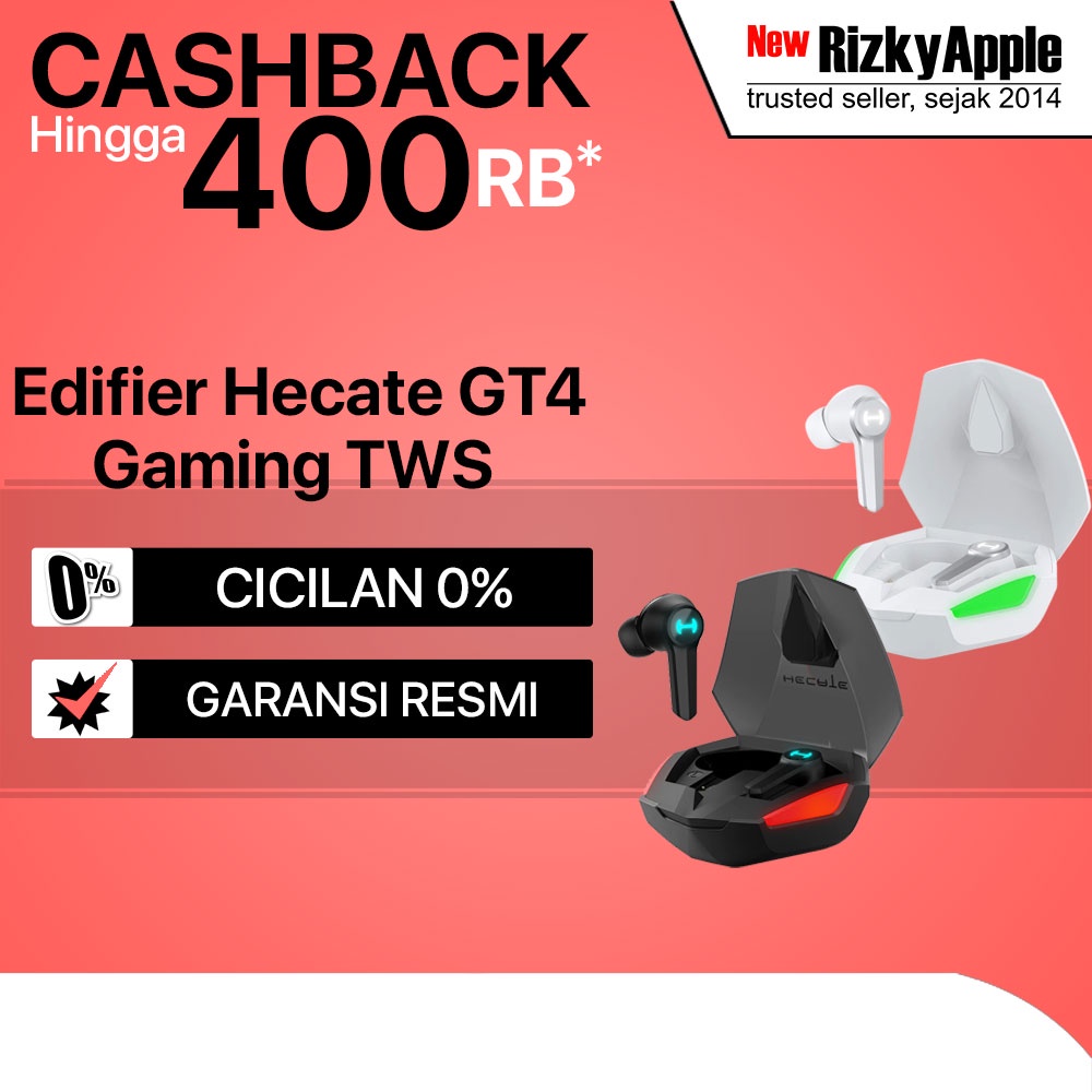 Jual Edifier Hecate GT4 TWS Gaming Earbuds Earphone Bluetooth Wireless ...