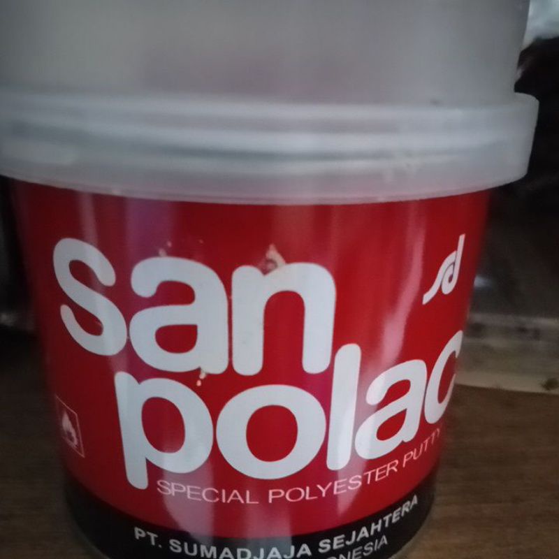 Jual Dempul putih sanpolac 250gr | Shopee Indonesia